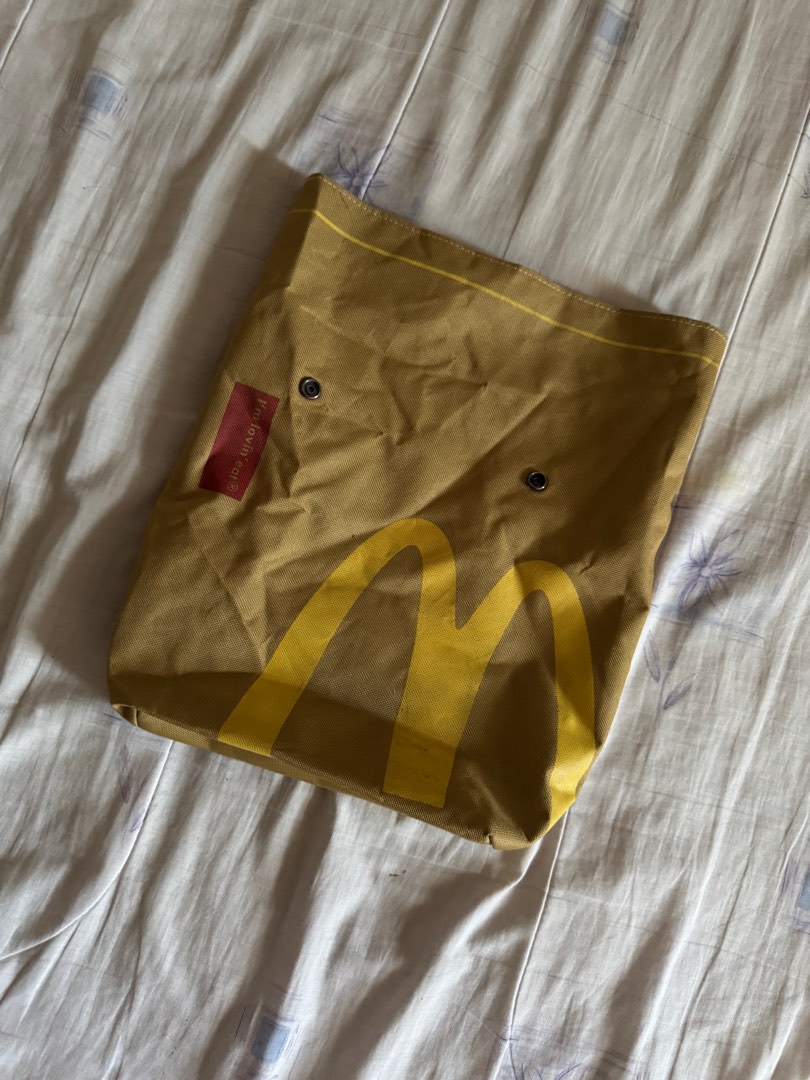 mcdo mcdonalds bag, Women's Fashion, Bags & Wallets, Tote Bags on Carousell
