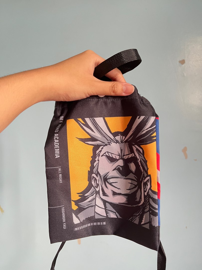 [MHA] All Might Textured Bag, Hobbies & Toys, Memorabilia ...