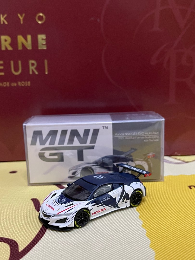 MINI GT Honda NSX GT3 EVO AlphaTauri Yuki Tsunoda 2023 Red Bull Formula ...