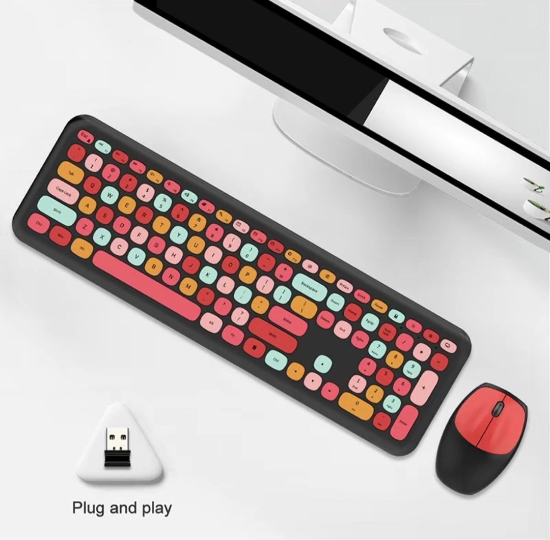 MOFII Wireless Keyboard & Mouse Combo Set, Computers & Tech, Parts ...