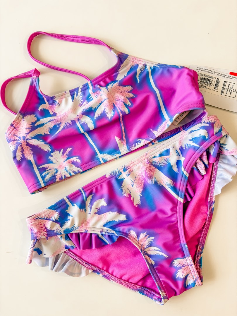 M&S Girls Age 9-10 swim wear (bikini swimsuit), Babies & Kids, Babies ...