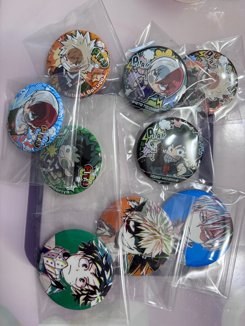 My hero academic / MHA bakugo todoroki izuku midoriya mini pita + water ...