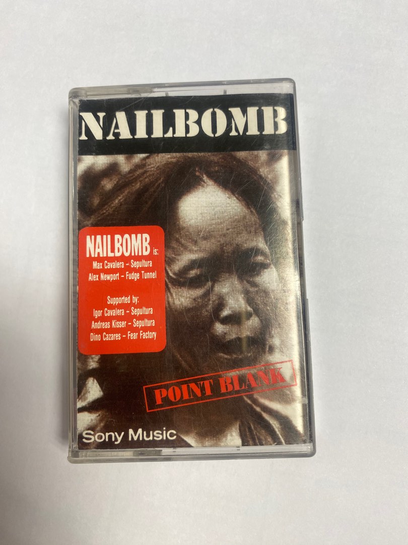 NAILBOMB POINT BLACK CASSETTE, Hobbies & Toys, Music & Media, CDs ...