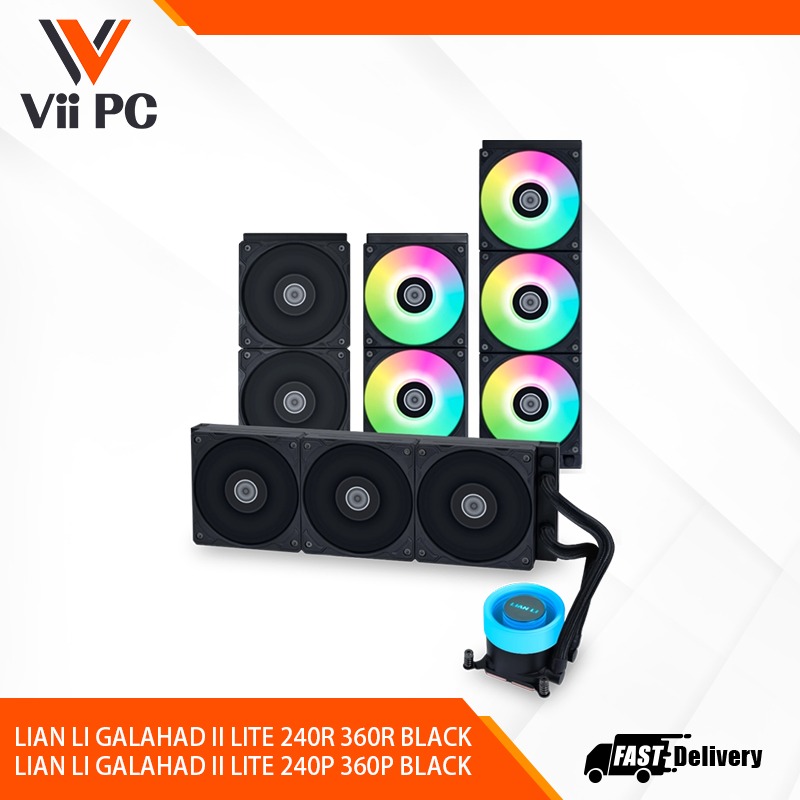 (NEW) LIAN LI GALAHAD II LITE 240R 360R 240P 360P BLACK, Computers ...