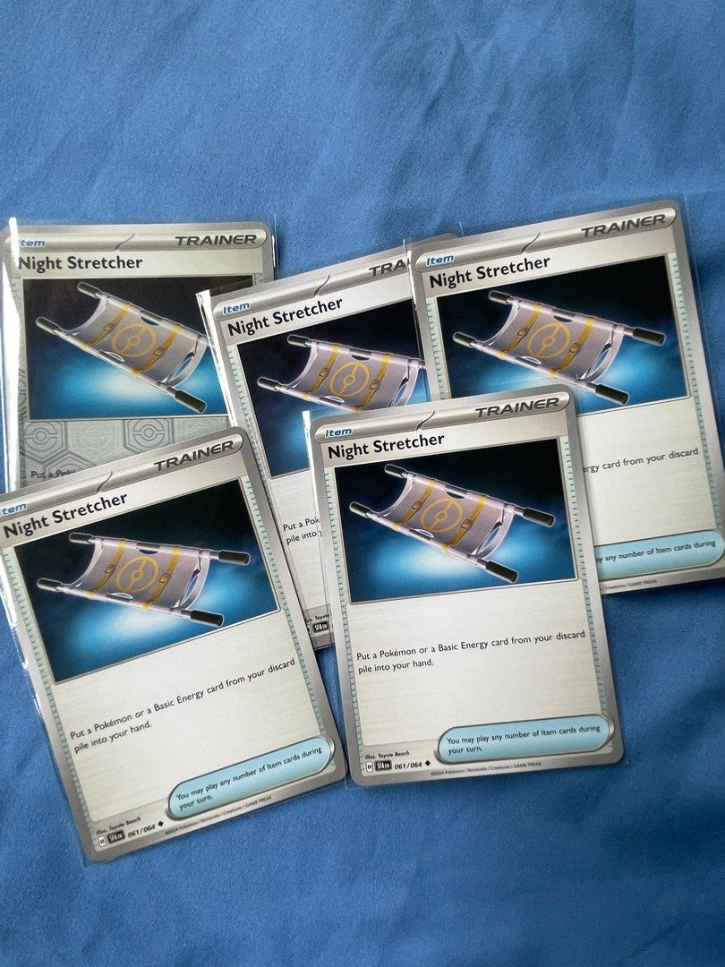 Night stretcher card pokémon playable shrouded fable pokemon pikachu ...