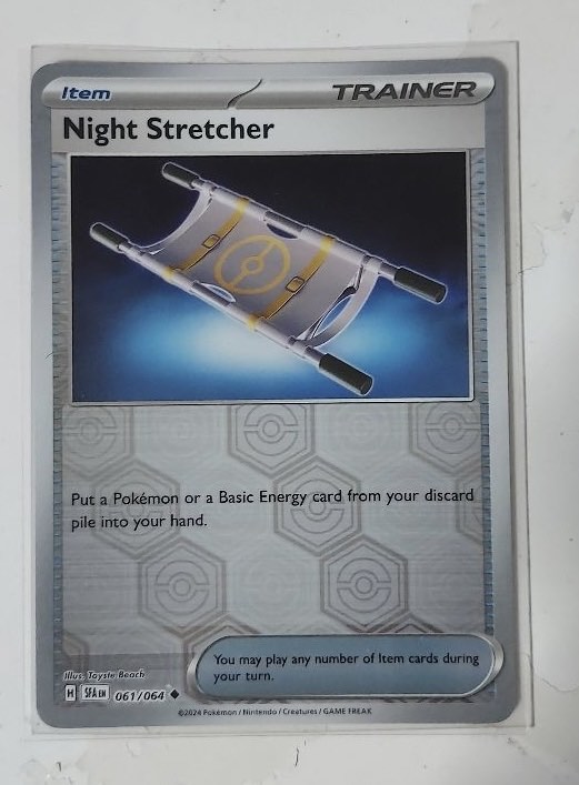 Night stretcher card pokémon playable shrouded fable pokemon pikachu ...