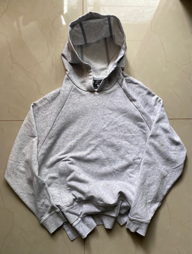 Nike Gray Boxy Type Hoodie, Men's Fashion, Tops & Sets, Hoodies on ...