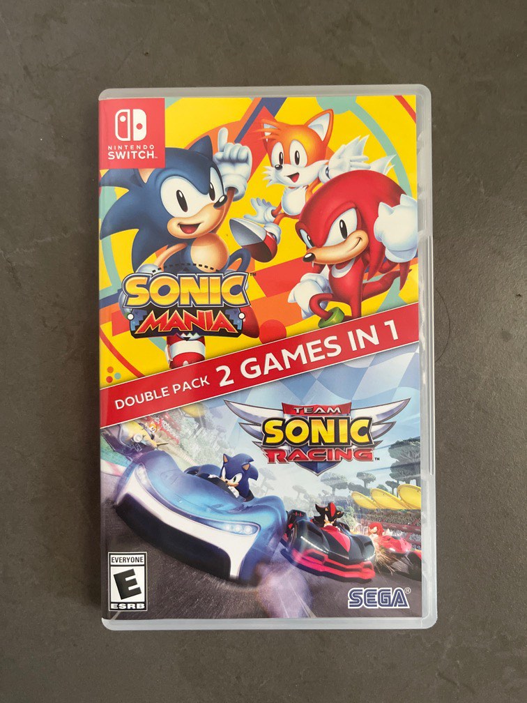 Nintendo Switch Sonic Mania + Team Sonic Racing, Video Gaming, Video ...