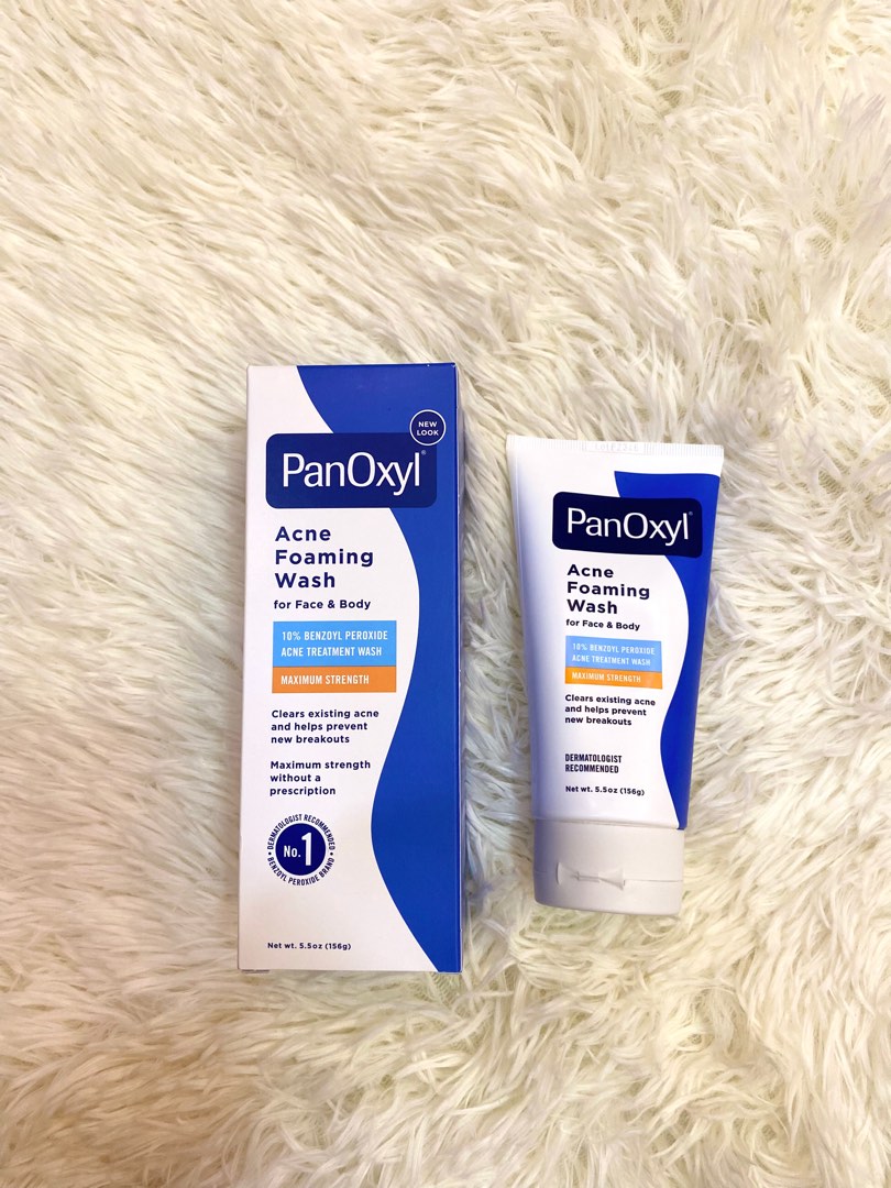 PanOxyl Benzoyl Peroxide Facial wash, Beauty & Personal Care, Face ...