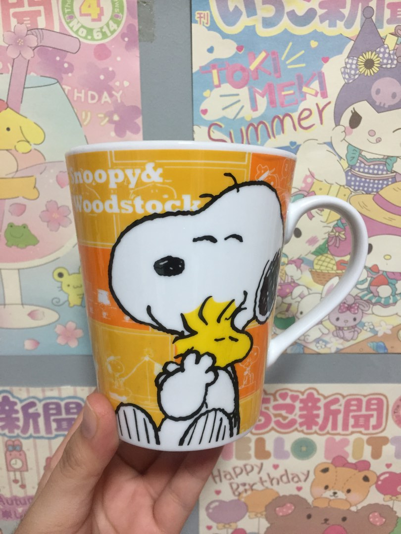 Peanuts Snoopy Ceramic Mug | porcelain | coffee mug | woodstock ...