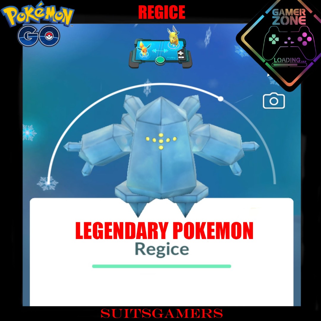 Pokemon GO - Regice [LEGENDARY POKEMON], Video Gaming, Video Games ...