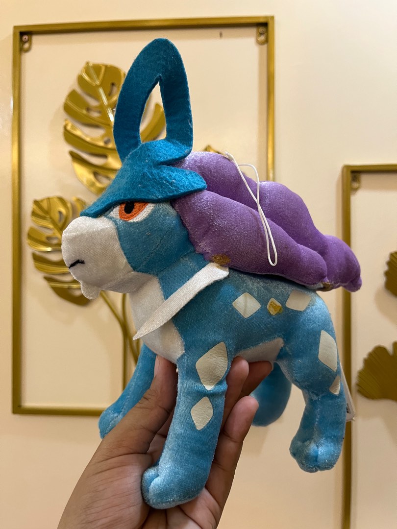 Pokemon Plushie Suicune Plush, Hobbies & Toys, Toys & Games on Carousell