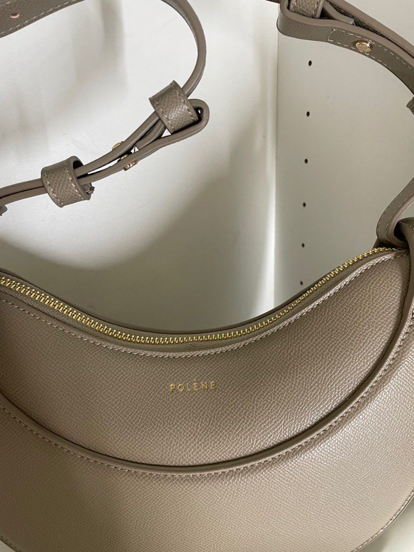 Polene Taupe Halfmoon, Women's Fashion, Bags & Wallets, Cross-body Bags ...