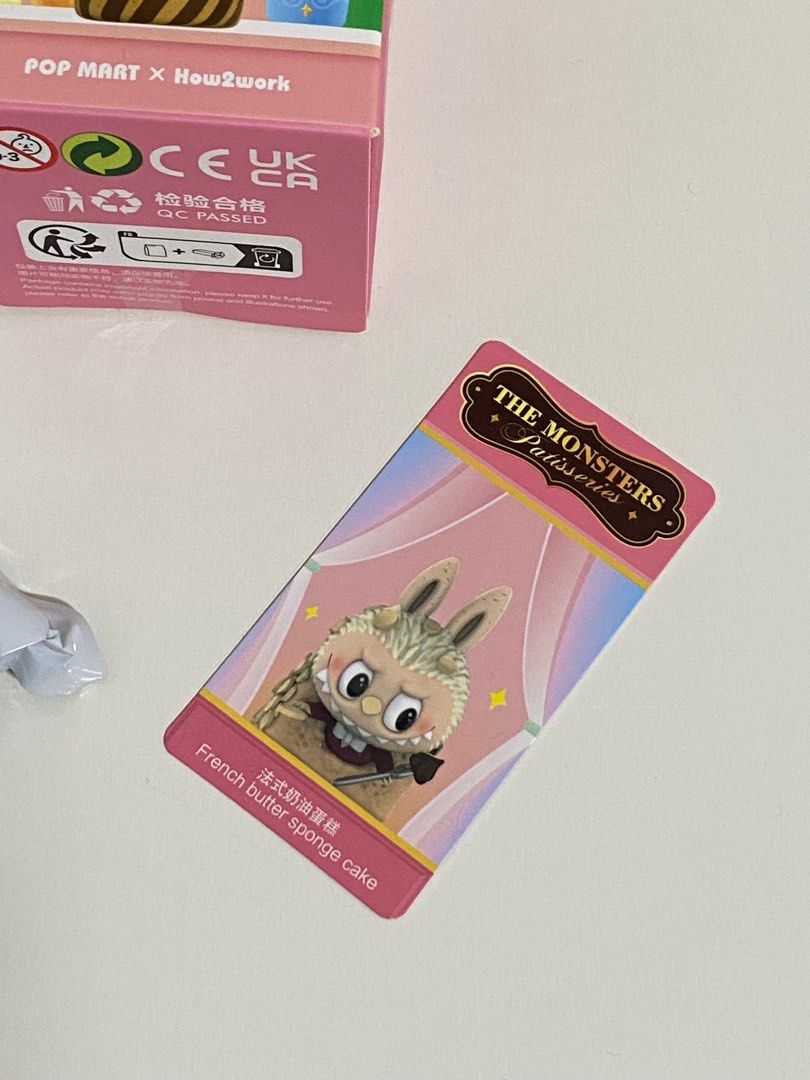 Popmart Labubu Patisseries Blindbox - French Butter Sponge Cake ...