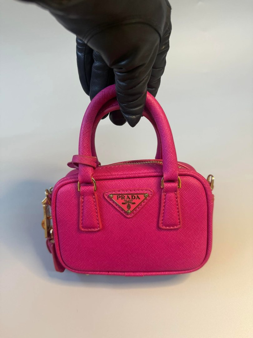 Prada Micro Crossbody bag, Luxury, Bags & Wallets on Carousell