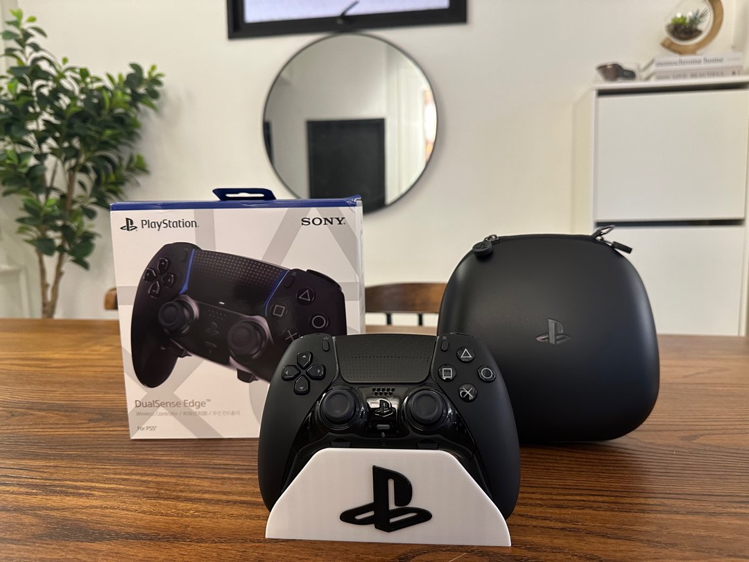 PS5 Edge Dualsense Controller Midnight Black Malaysia Set, Video Gaming ...