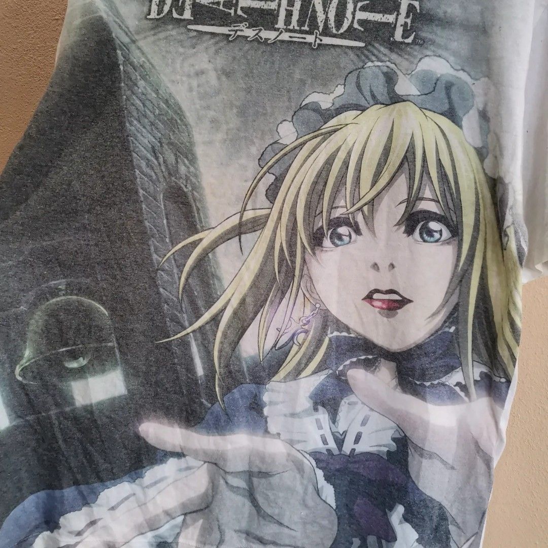 RARE! DEATH NOTE ANIME T SHIRT MISA AMANE ALLOVERPRINT., Men's Fashion ...