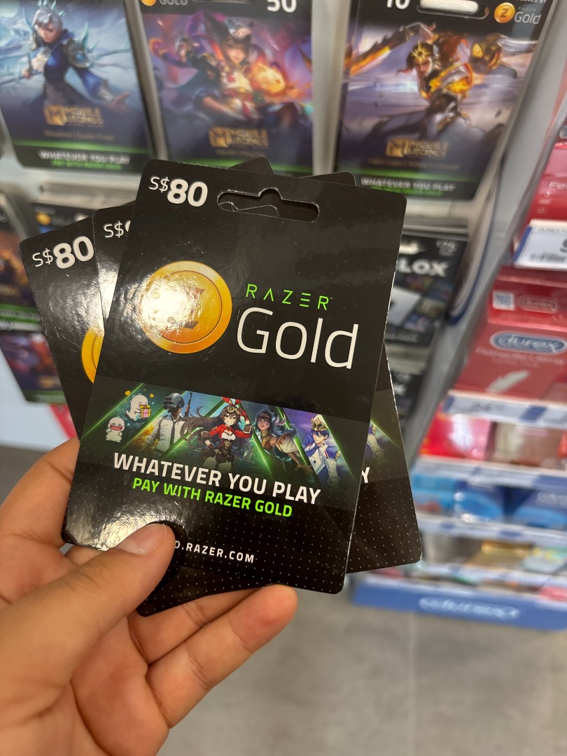 Razer Gold Gift Card, Video Gaming, Gaming Accessories, Game Gift Cards ...