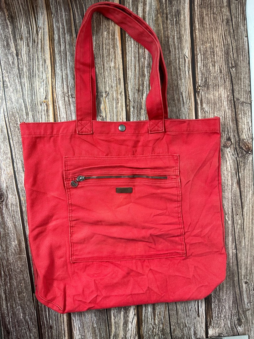 Roxy Canvas Tote Bag Large, Women's Fashion, Bags & Wallets, Tote Bags ...