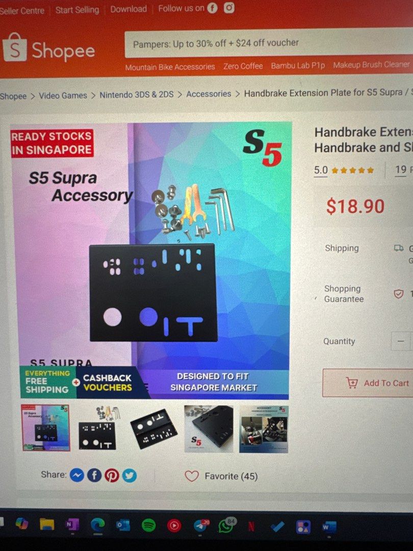 S5 Supra Sim Racing Rig with Seat + Shifter + Handbrake Mount (Tags ...