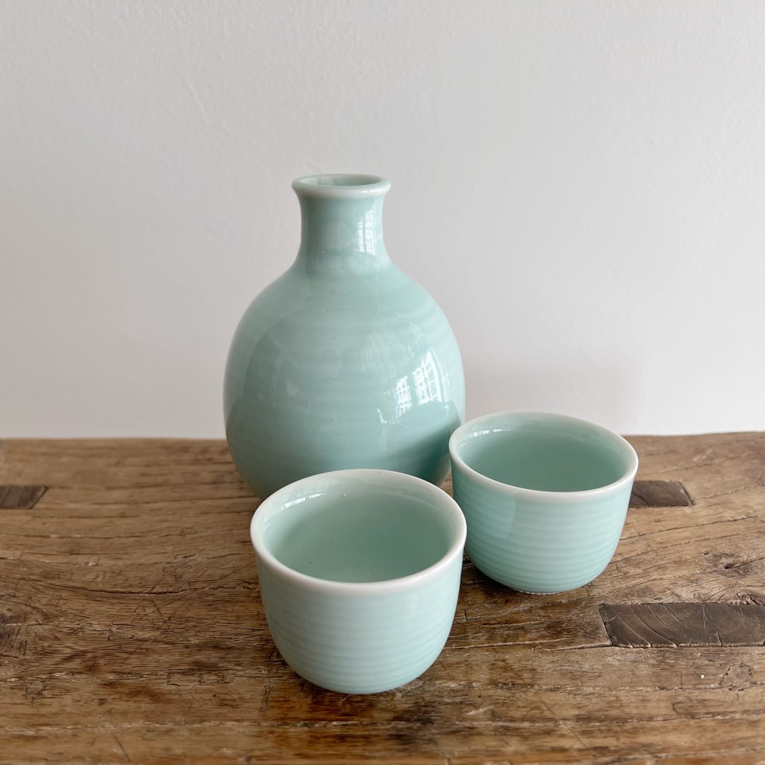 Handmade Sake decanter set from Anta Pottery Taiwan, Furniture & Home ...