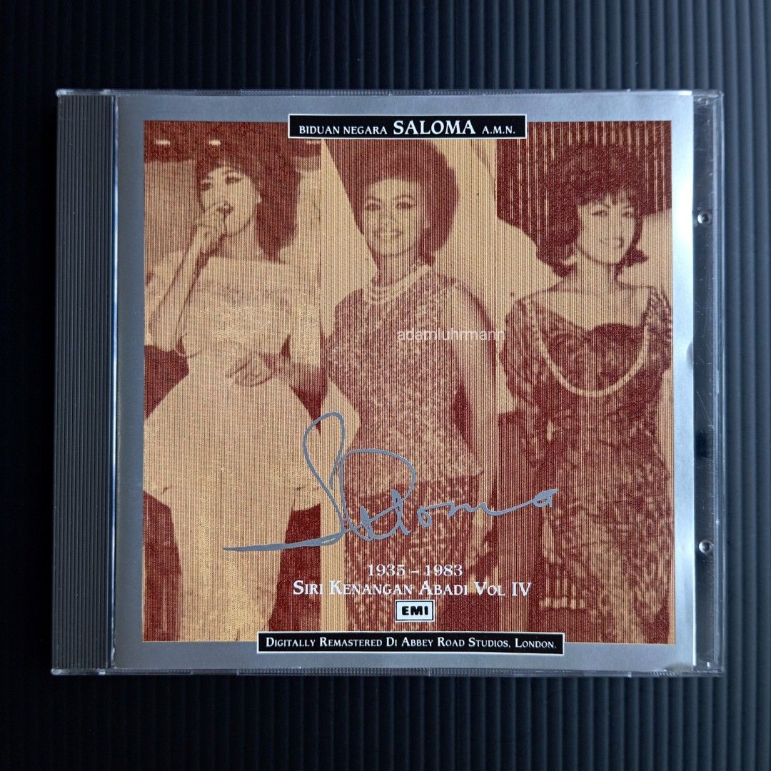 Saloma - Siri Kenangan Abadi Vol. IV (CD) Digitally Remastered Abbey ...