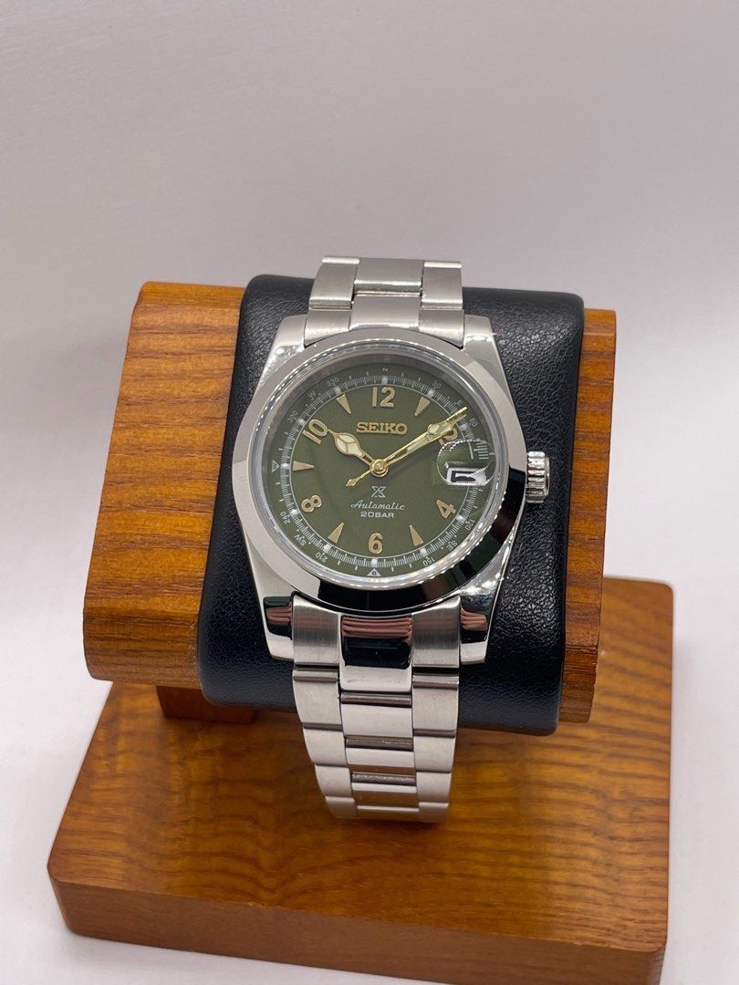 Seiko Custom Mod “Prospex Alpinist Green” 36mm/ 39mm case, Men's ...