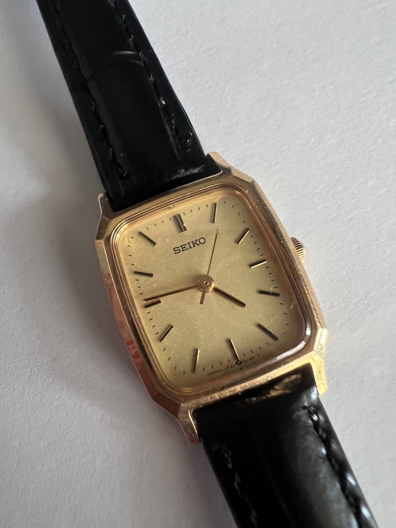 Seiko Tank Vintage, Women's Fashion, Watches & Accessories, Watches on ...