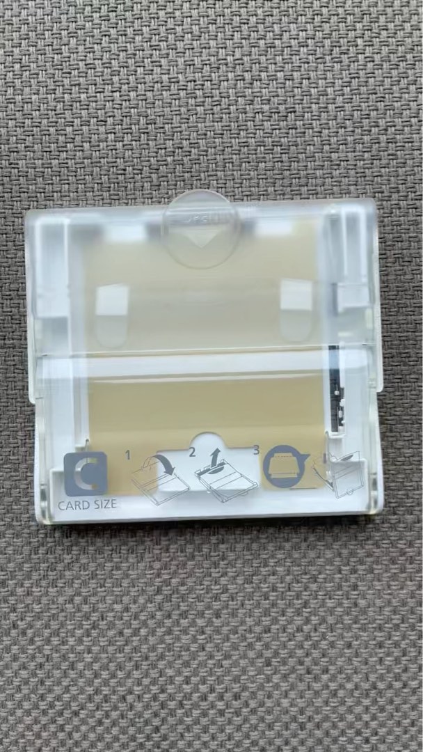 Selphy CP Paper Tray Cassette (Card size) free sticker sheets x12 ...