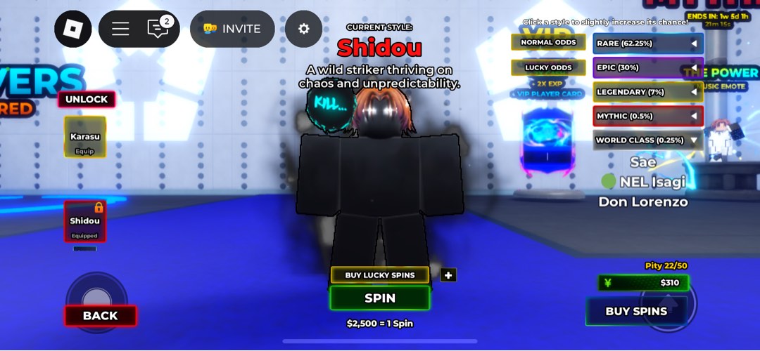 shidou blue lock rivals, Everything Else, Others on Carousell