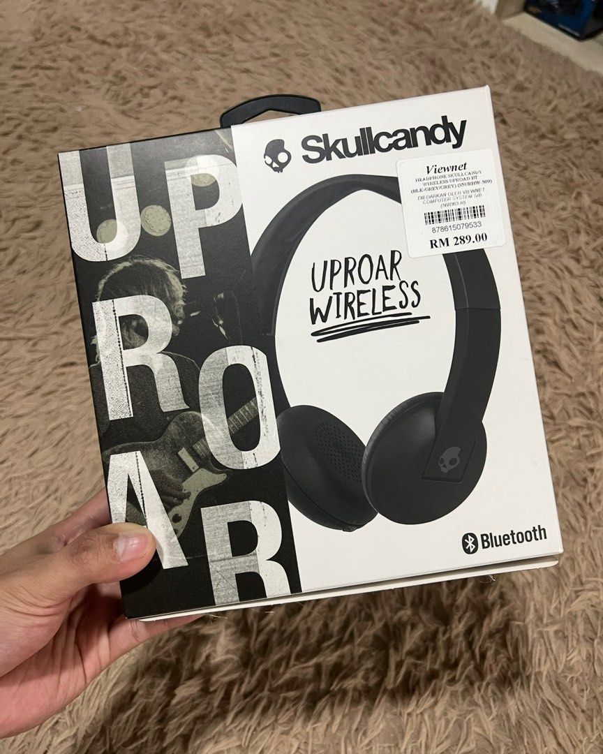 Skullcandy Uproar Wireless Headset full set with box, Audio, Headphones ...