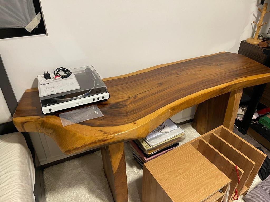 Solid Suar Wood Dining/Sudy Table, Furniture & Home Living, Furniture ...