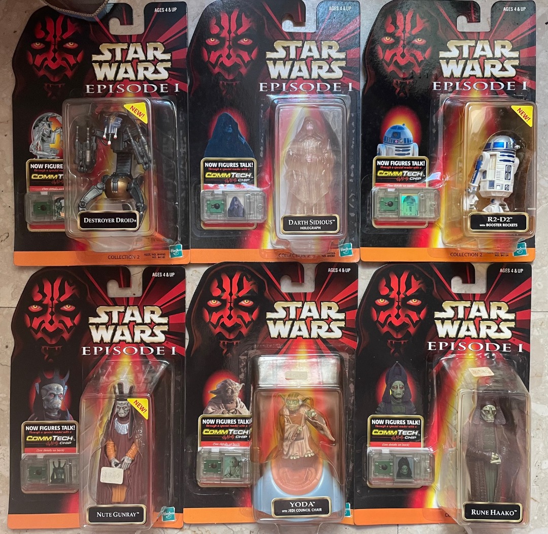 Star Wars: Episode 1 Action Figures (Wave 5), Hobbies & Toys, Toys ...