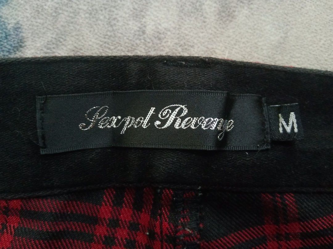 W30 SEX POT REVENGE JAPAN BONDAGE PUNK ROCK TARTAN CHECK JAPANESE ...