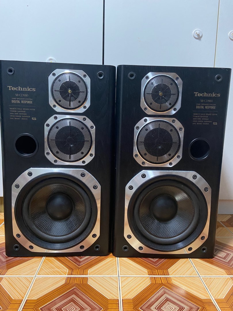 Technics SB-CD980 3 way speaker, Audio, Soundbars, Speakers ...