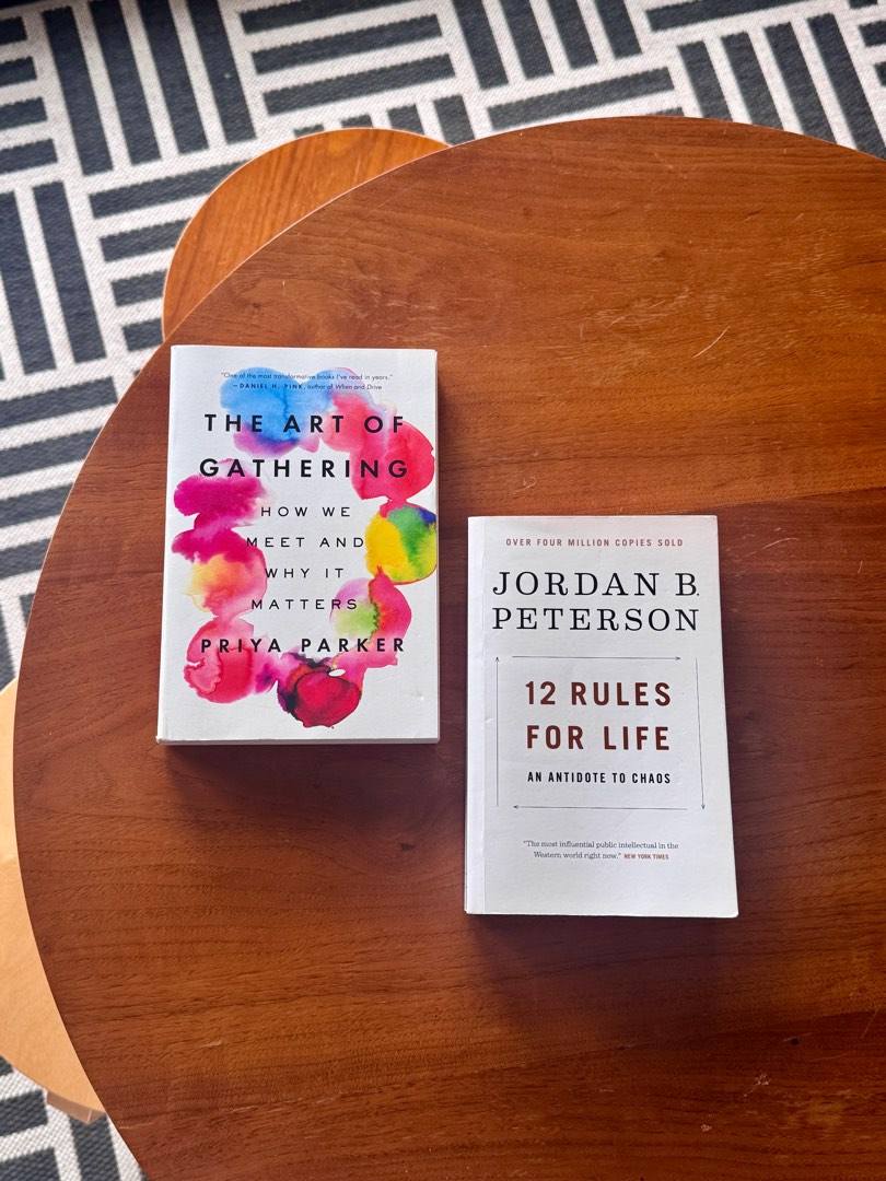 The Art of Gathering and 12 Rules for Life Books - Bundle, Hobbies ...