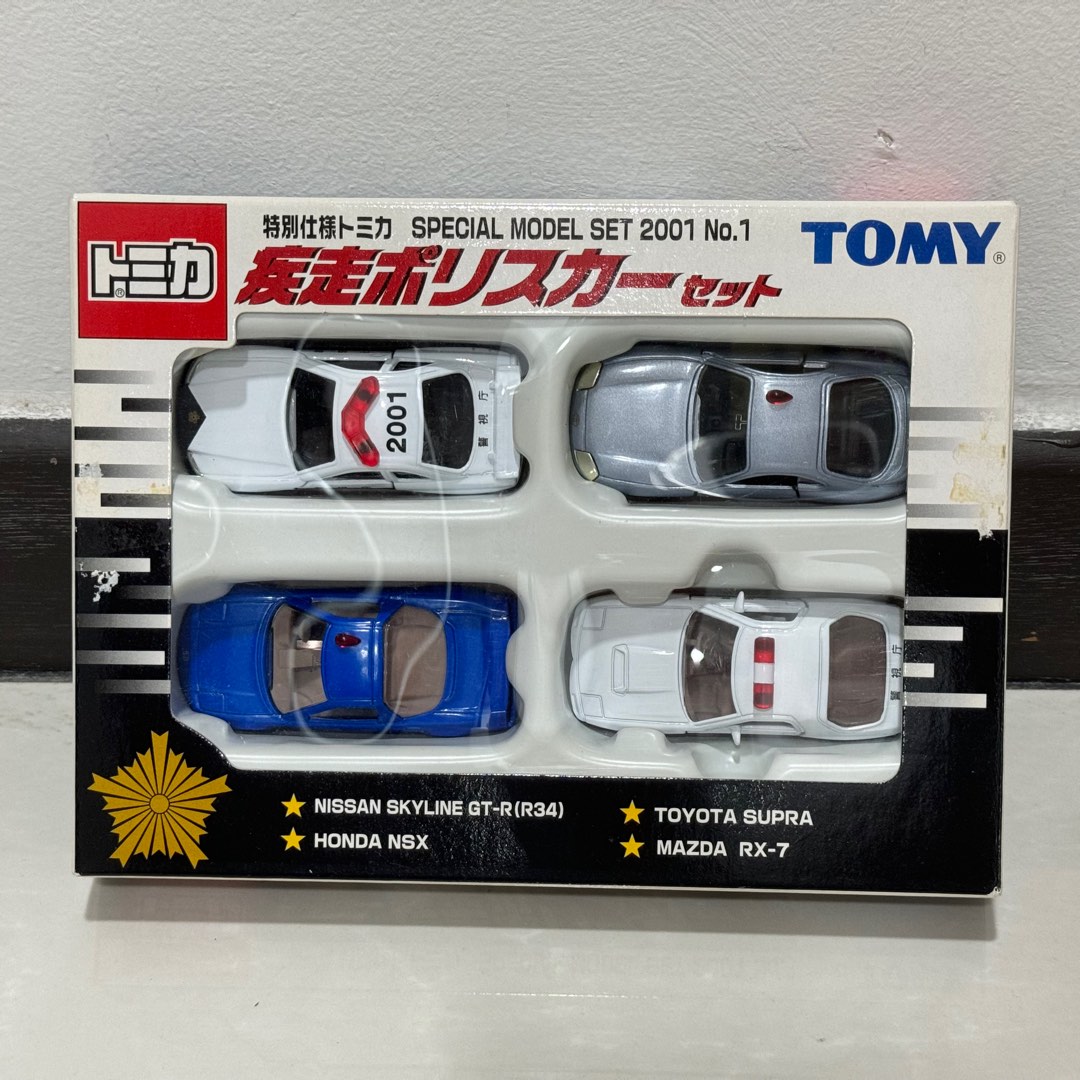 Tomica Special Model Set 2001 No. 1 - Sprint Police Car Set, Hobbies ...