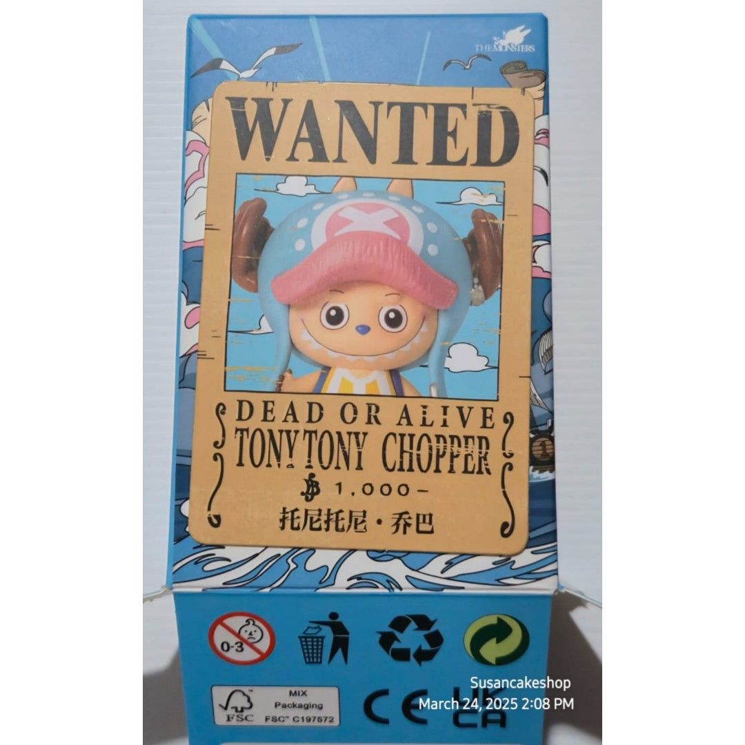 TONYTONY CHOPPER - LABUBU THE MONSTERS ONE PIECE FIGURE READY STOCK ...