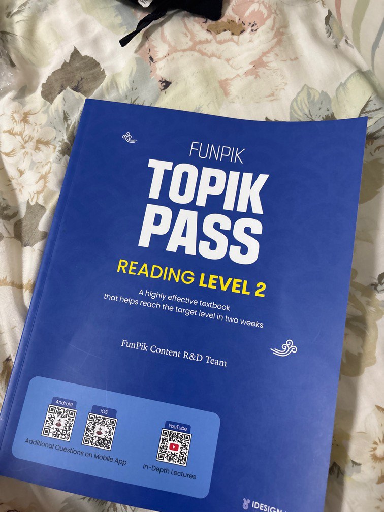 TOPIK PASS READING LEVEL 2 FOR TOPIK 1 , Hobbies & Toys, Books & Magazines, Assessment Books on ...