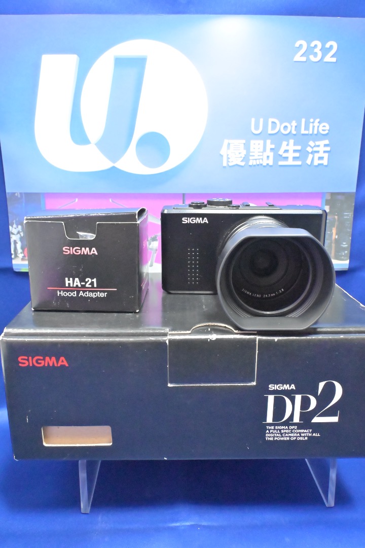 『回收相機』『Trade In優惠』新淨 有盒 Sigma DP2 3層Sensor 14MP 輕巧機仔 連遮光罩配件 CCD級顏色 Not ...