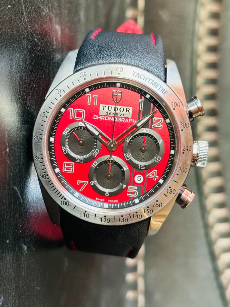 Tudor FASTRIDER Series automatic mechanical movement 42mm red dial ...