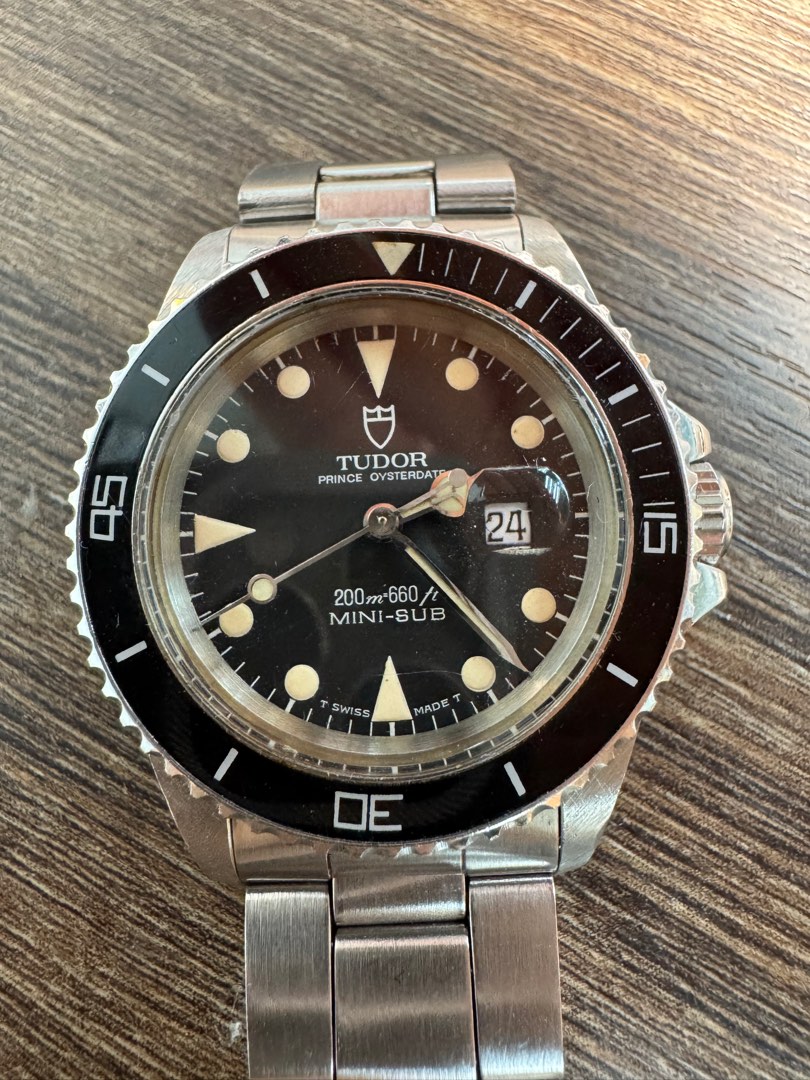 Tudor mini sub 73090 33mm automatic, Luxury, Watches on Carousell