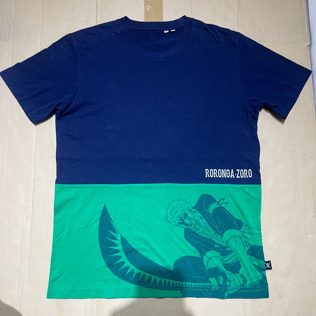Uniqlo One Piece Zoro, Men's Fashion, Tops & Sets, Tshirts & Polo ...