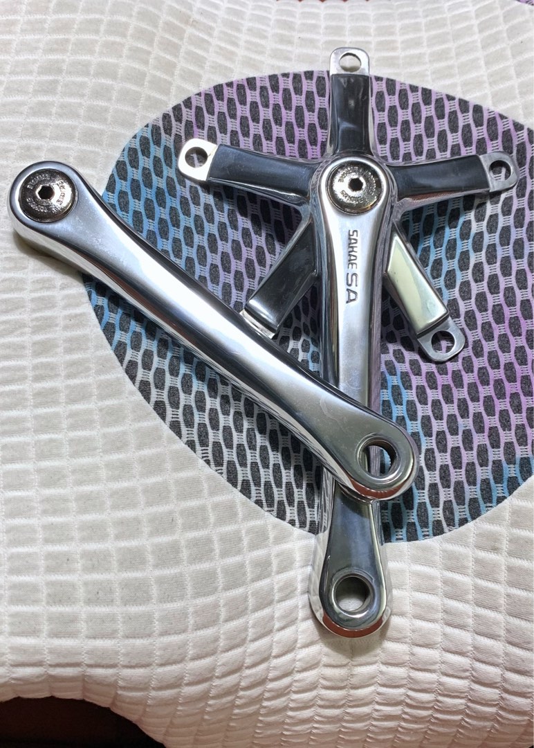 Vintage 1980s SR Sakae SA Road/ Fixed/ Track Bike Crank Arms 144BCD ...
