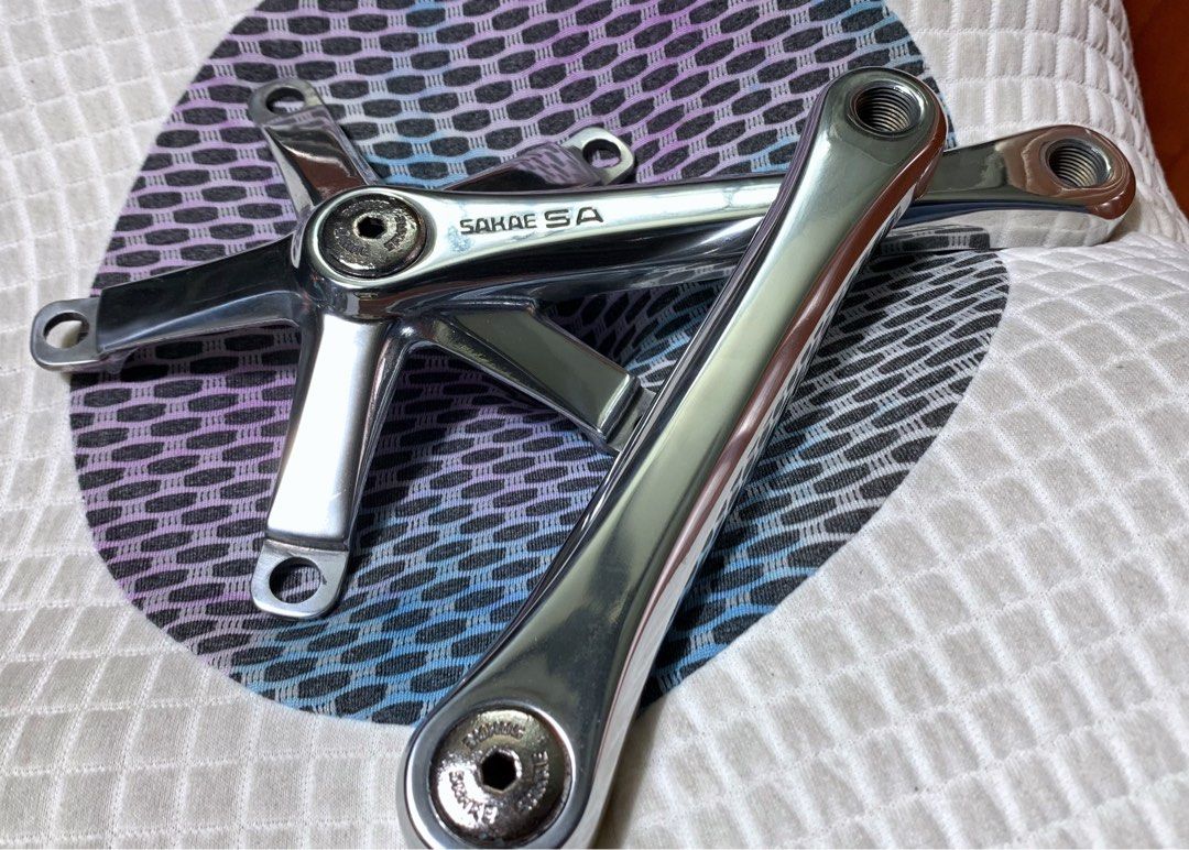 Vintage 1980s SR Sakae SA Road/ Fixed/ Track Bike Crank Arms 144BCD ...