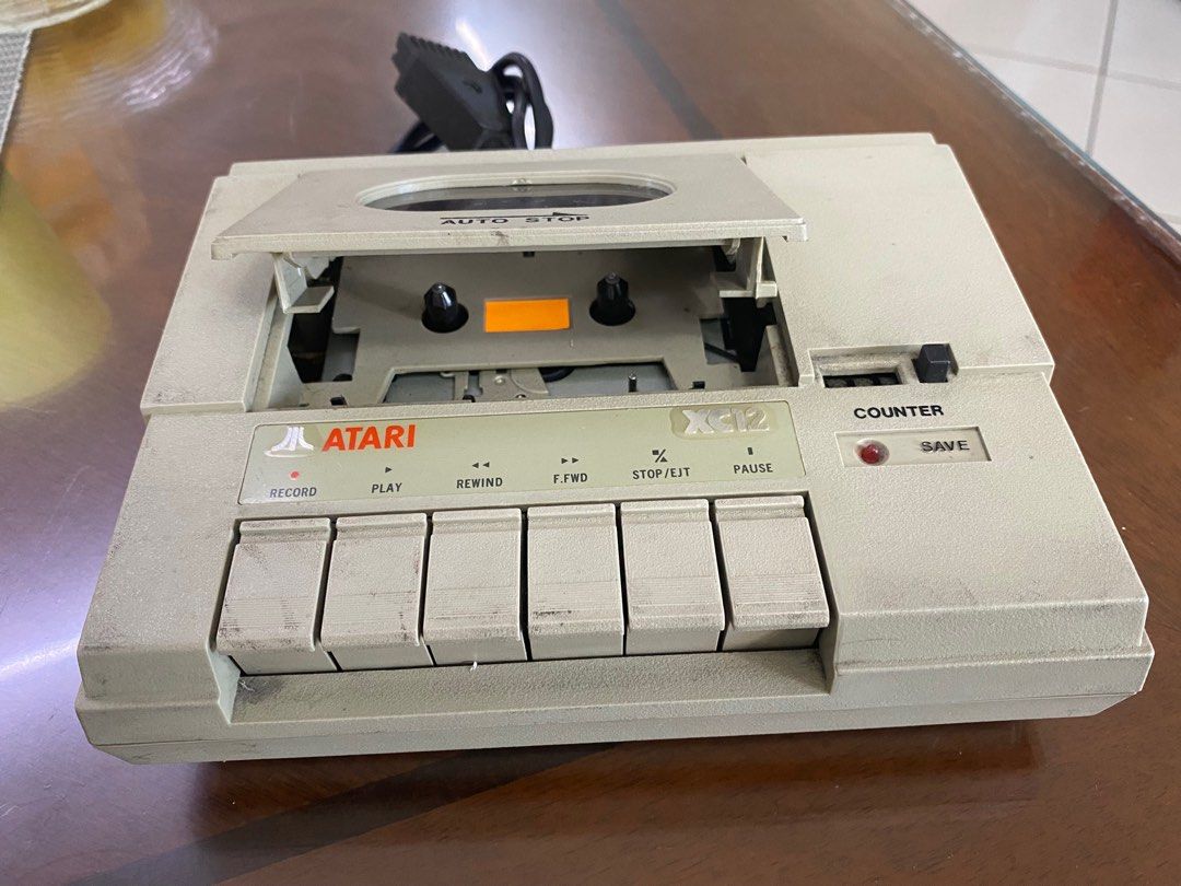 Vintage RETRO Atari 8-bit XC12 Data Recorder Console Player Cassette ...