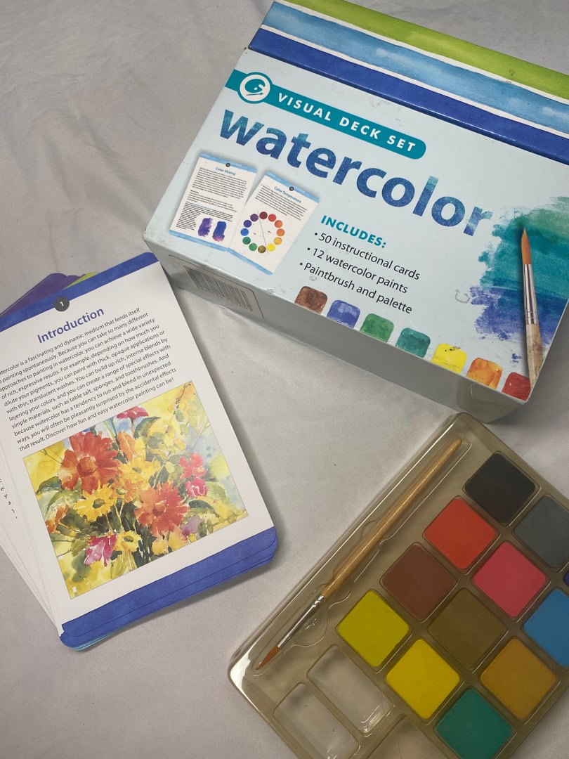 Watercolor visual set, Hobbies & Toys, Stationary & Craft, Art & Prints ...