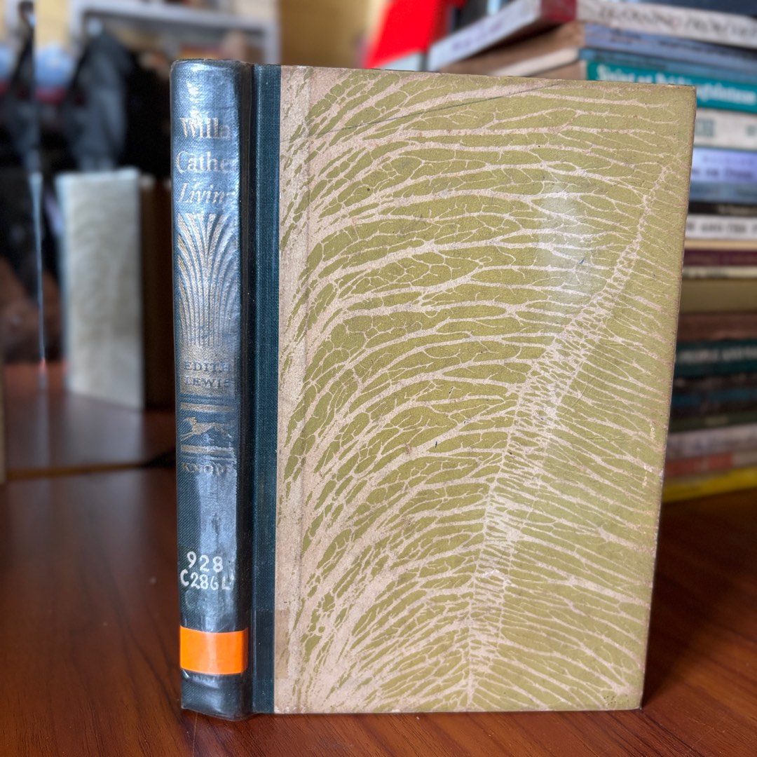 Willa Cather. Living: A Personal Record by Edith Lewis, Hobbies & Toys ...