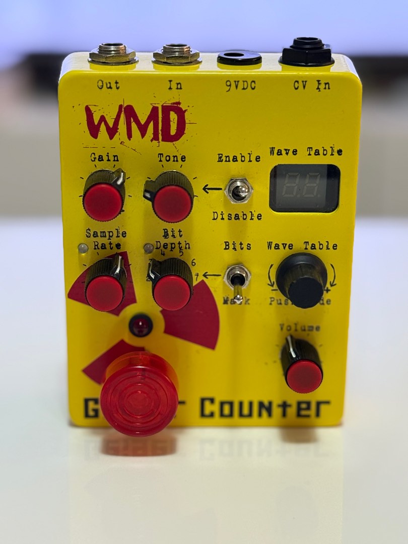WMD Geiger Counter Guitar Pedal Effects, Hobbies & Toys, Music & Media ...