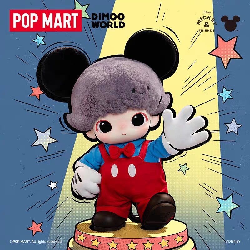 Wts dimoo x Disney Mickey mouse vinyl plush bag popmart pop mart ...